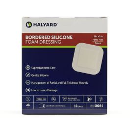 HALYARD* Bordered Silicone Foam Dressing | HALYARD* Products